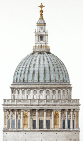 Dome, St Paul's Cathedral By Varsha Bhatia At Norton Way Gallery