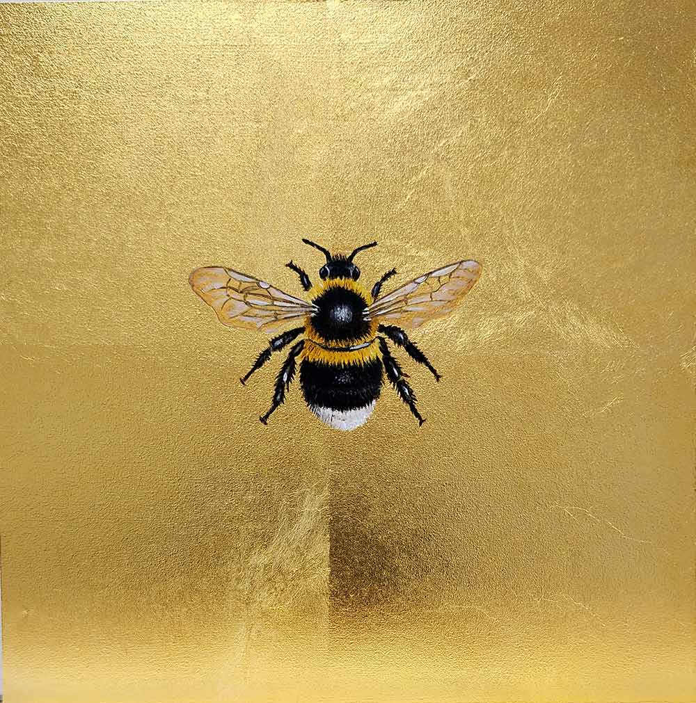 Garden Bumble Bee By Clive Meredith At Norton Way Gallery