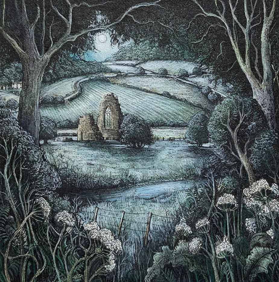 Over The Water Meadows By Lynda Jones At Norton Way Gallery