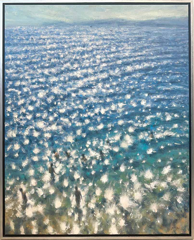 Afternoon Bathers By Justin Tew At Norton Way Gallery